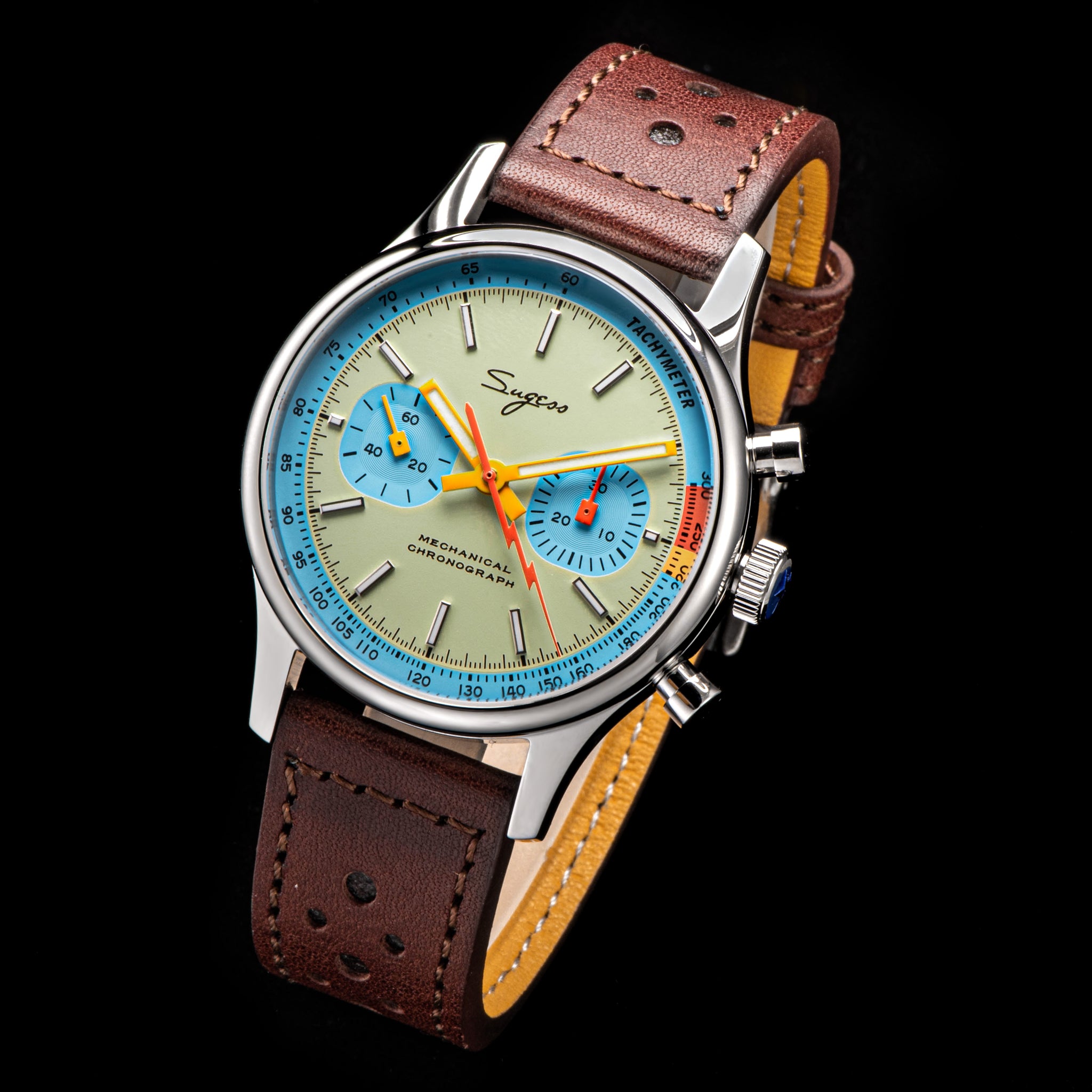 Sugess Chrono Heritage Mechanical Chronograph Mens Watch S387.01.Z ...