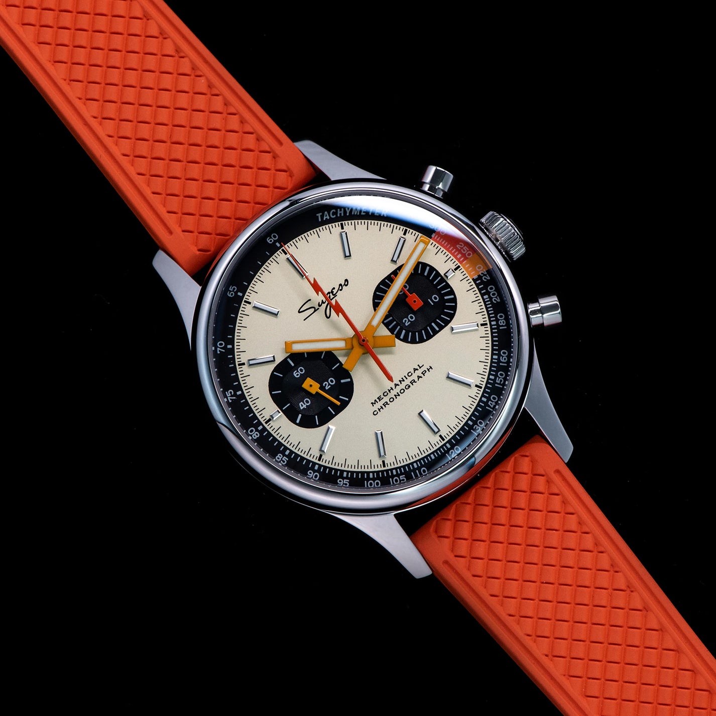 Sugess Chrono Heritage Mechanical Chronograph Mens Watch SUCHP005K V2 ...